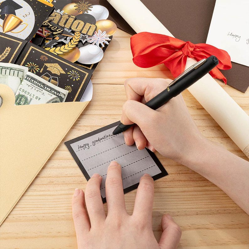 Personalized 3D Graduation Pop-up Box Card With Money Envelope and ...