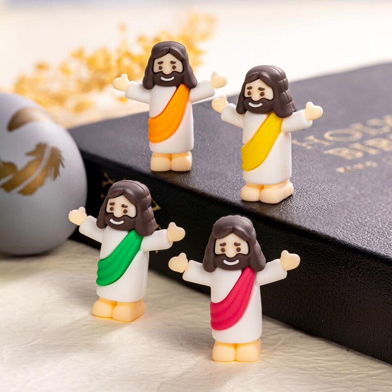 Personalized Mini Jesus Statue - Custom Greeting Card, Miniature ...