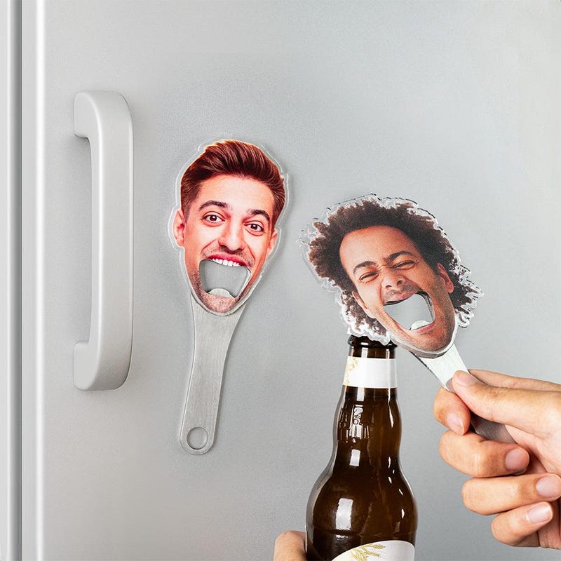 Bottle Opener Magnet Face - Etsy