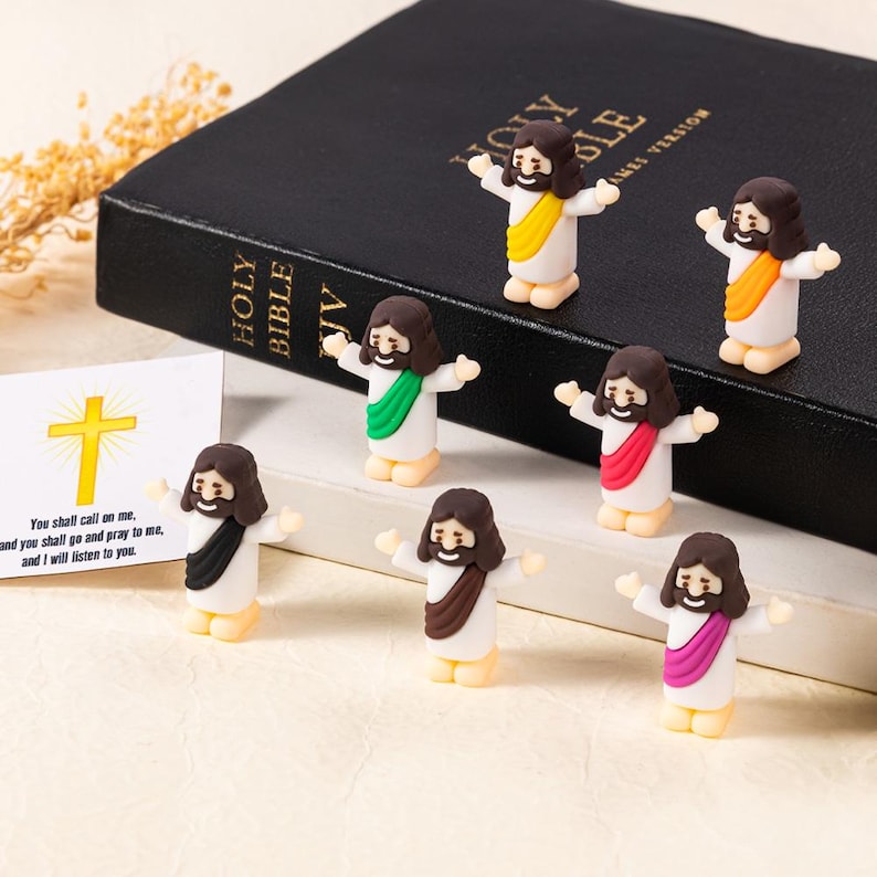 Personalized Mini Jesus Statue - Custom Greeting Card, Miniature ...
