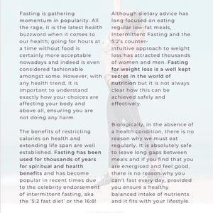 Intermittent Fasting Guide - Etsy