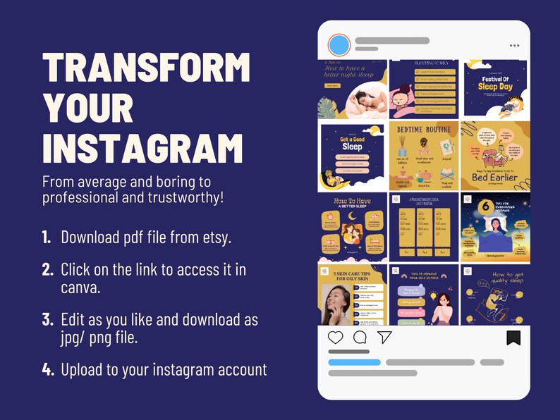 100+ Sleeping Medical Canva Templates | Doctor Instagram Posts (digital ...