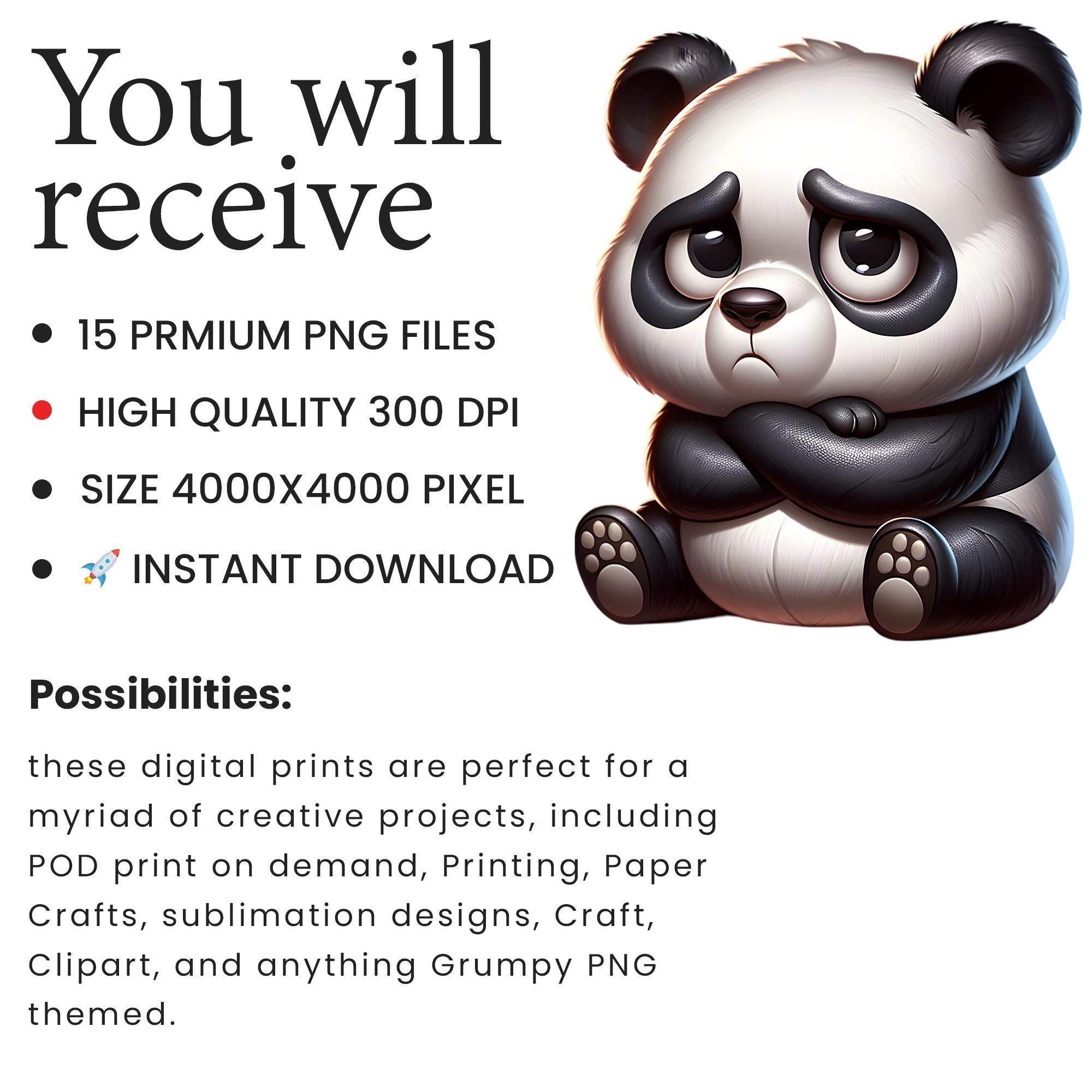 Funny Grumpy Animals Clipart Bundle: Safari & Zoo PNG (15 Files) - Etsy