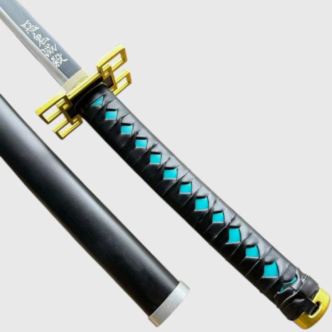Demon Slayer Unique Katana – Muichiro Tokito Nichirin Sword Replica - Etsy