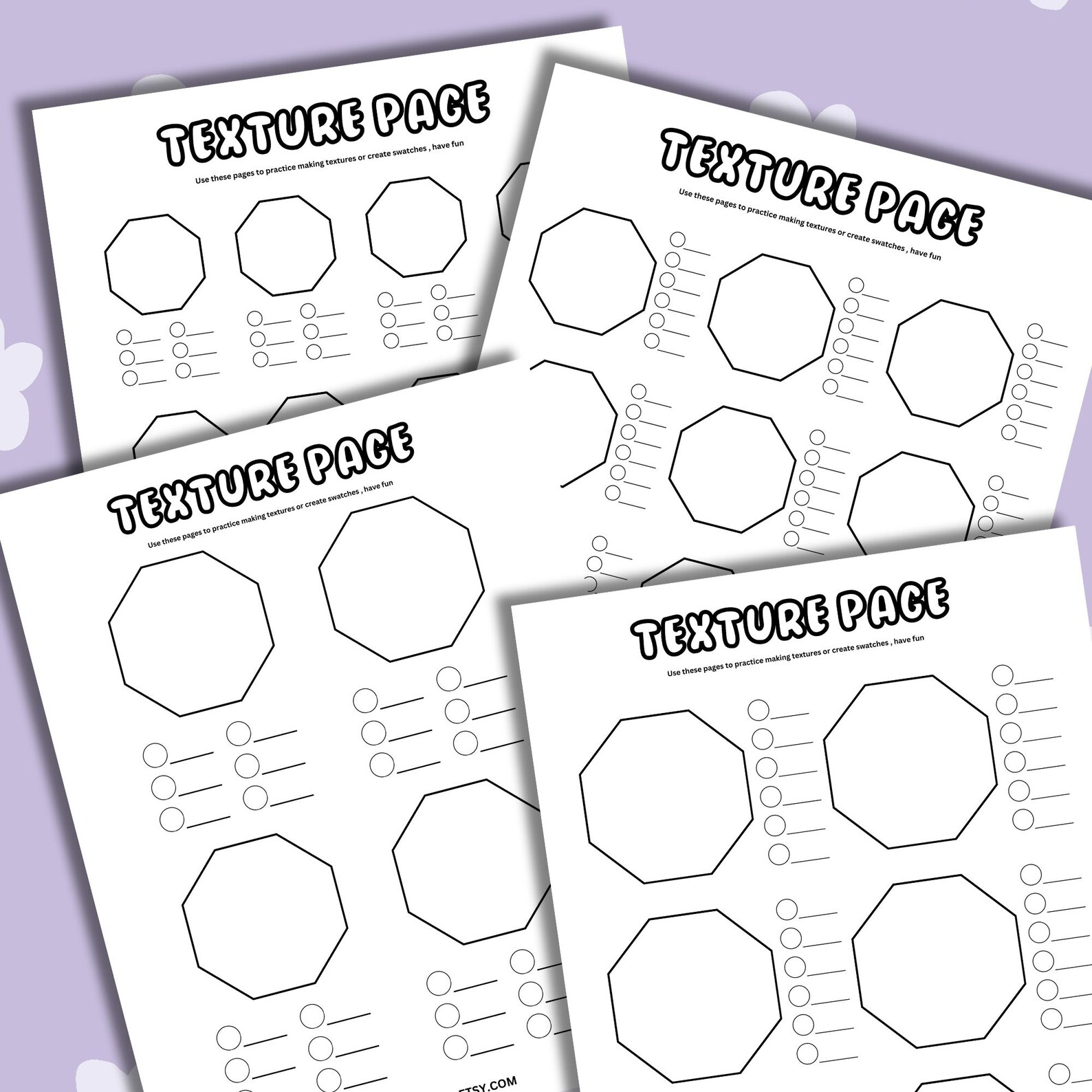 Coloring Practice Worksheets Printable, Blank Color Swatch Chart Combo ...