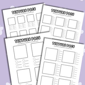 Coloring Practice Worksheets Printable, Blank Color Swatch Chart Combo ...
