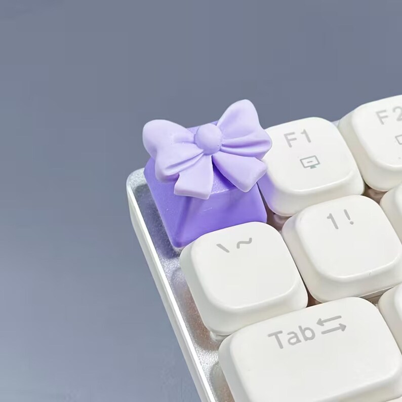Pastel Kawaii Keyboard Keycaps Set 4pc, Cute Gift Box Mechanical Keys ...