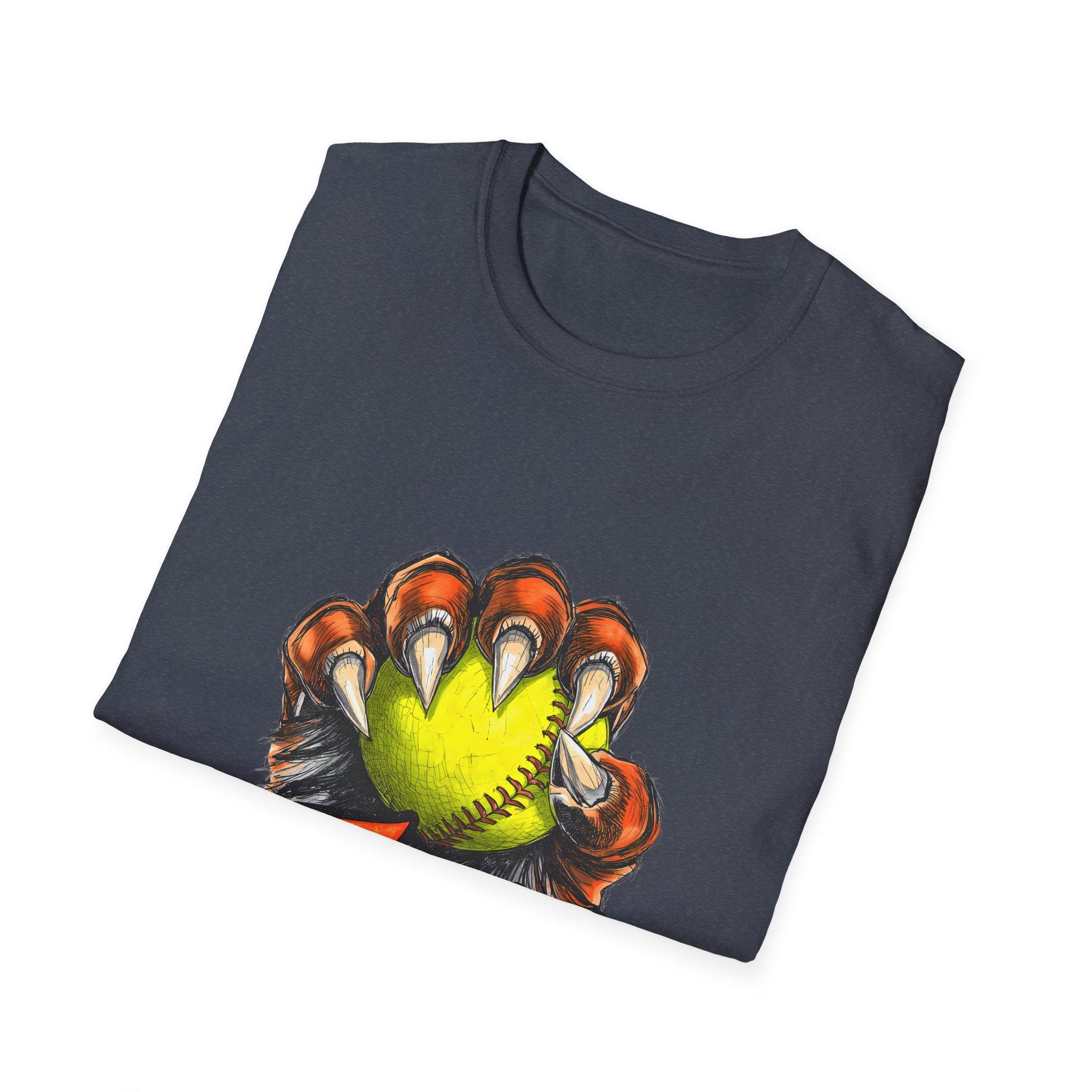 Tigers Softball PNG – Claw Holding Softball, Team Sublimation Design ...