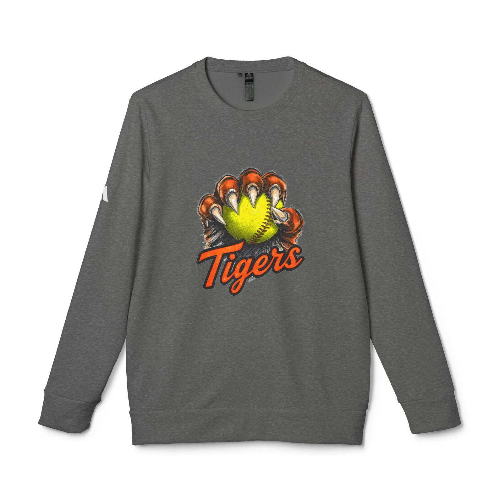 Tigers Softball PNG – Claw Holding Softball, Team Sublimation Design ...