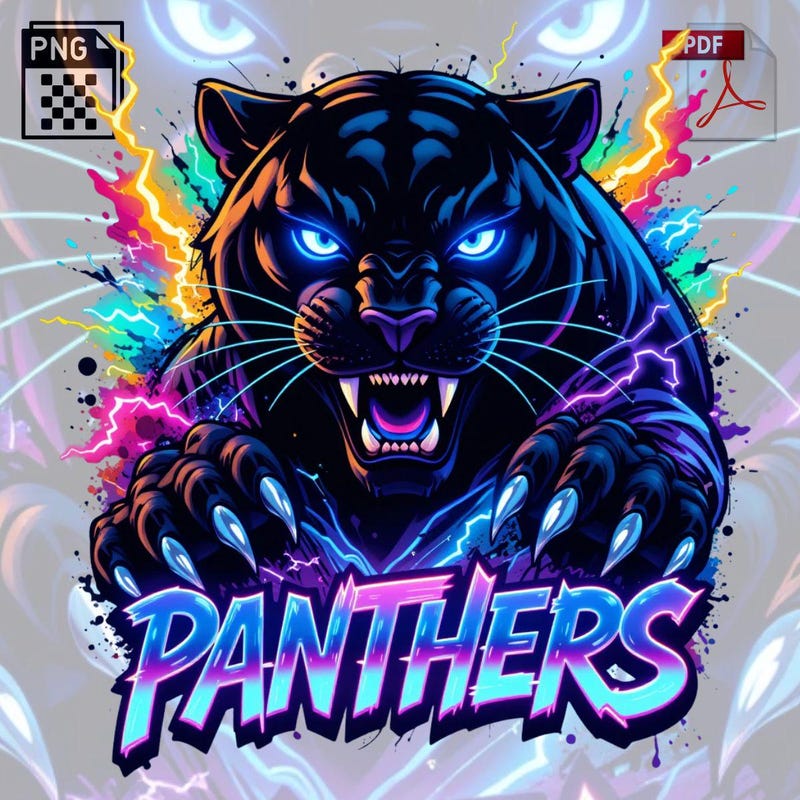 Panther Graffiti Png - Etsy UK