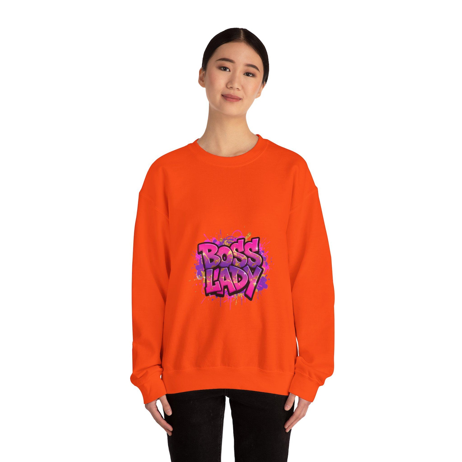 Boss Lady Graffiti PNG, Pink Street Art Text Design, Feminine Power ...