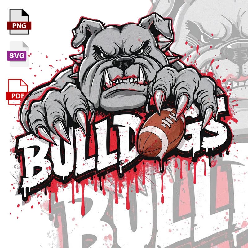 Graffiti Bulldog - Etsy