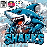 Shark Soccer Mascot PNG, Blue Shark Soccer Artwork, Shark Boy Spirit ...