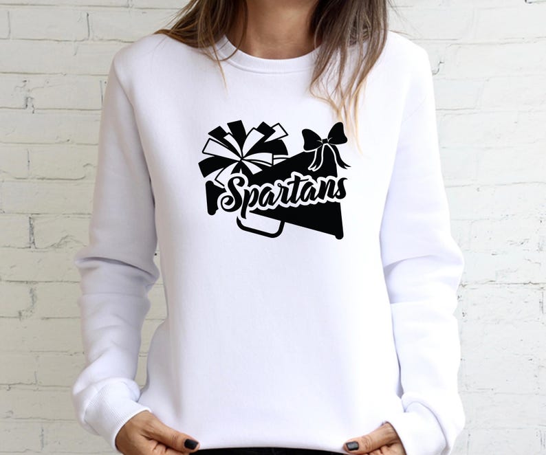 Spartans Cheer SVG, Pom Pom, Megaphone (digital Download) - Etsy