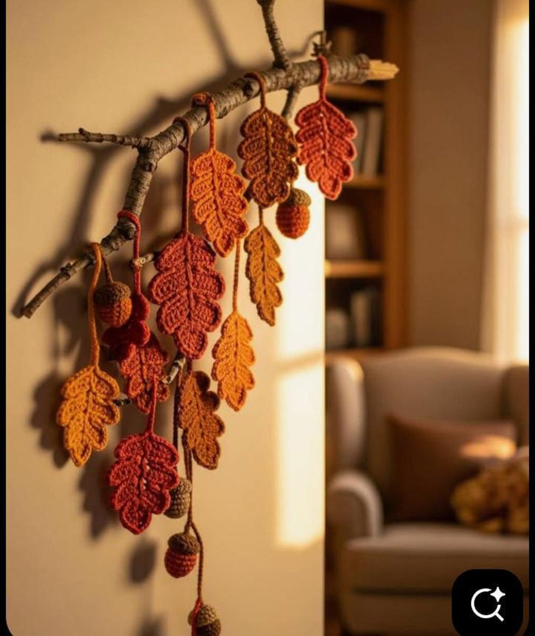 Crochet Autumn Leaf Garland Pattern | Fall Decor PDF - Etsy