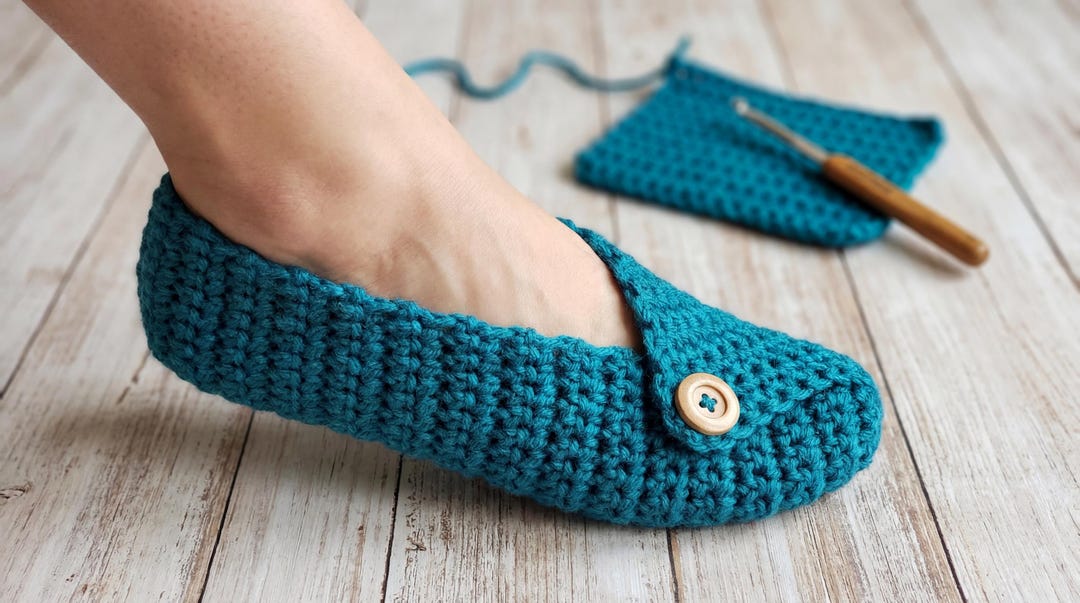 Crochet Crossover Slipper Pattern | DIY Wrap House Shoes (PDF Download ...