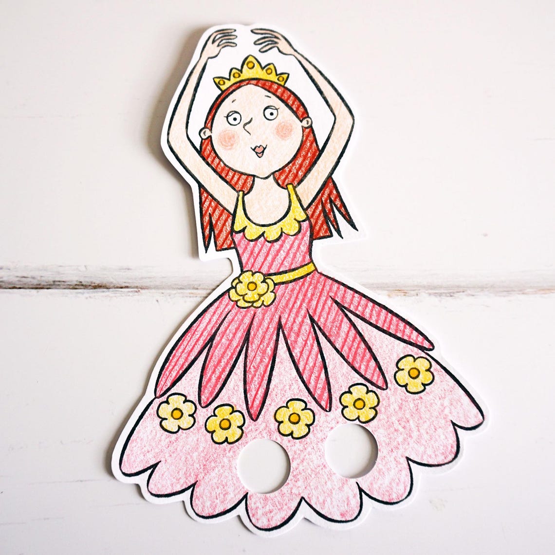 Dancing Ballerina Wiggly Finger Puppet – a Printable Colouring ...