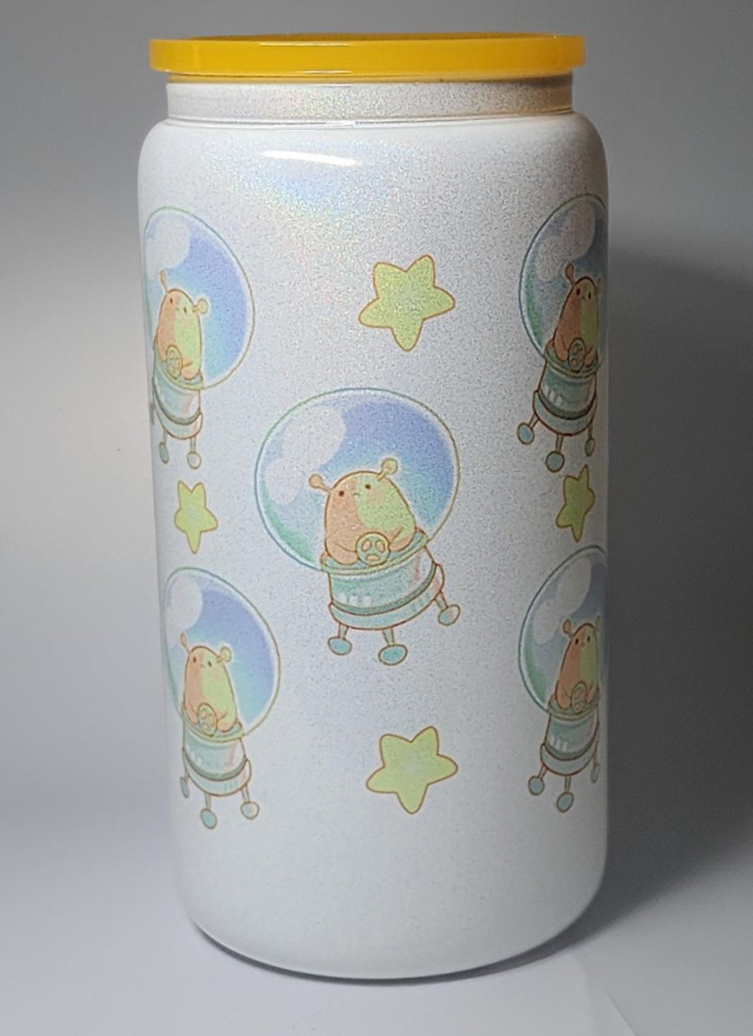 Love and Deepspace Chibi 16 Oz Glass Libbey Showcasing Original Artwork ...