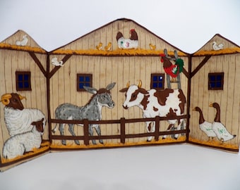 Cardboard nativity | Etsy