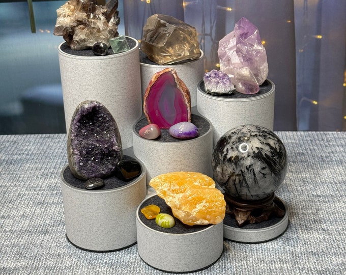 You Choose the Colors: 7 Circles 3 Diameter Crystal Display Stand for ...