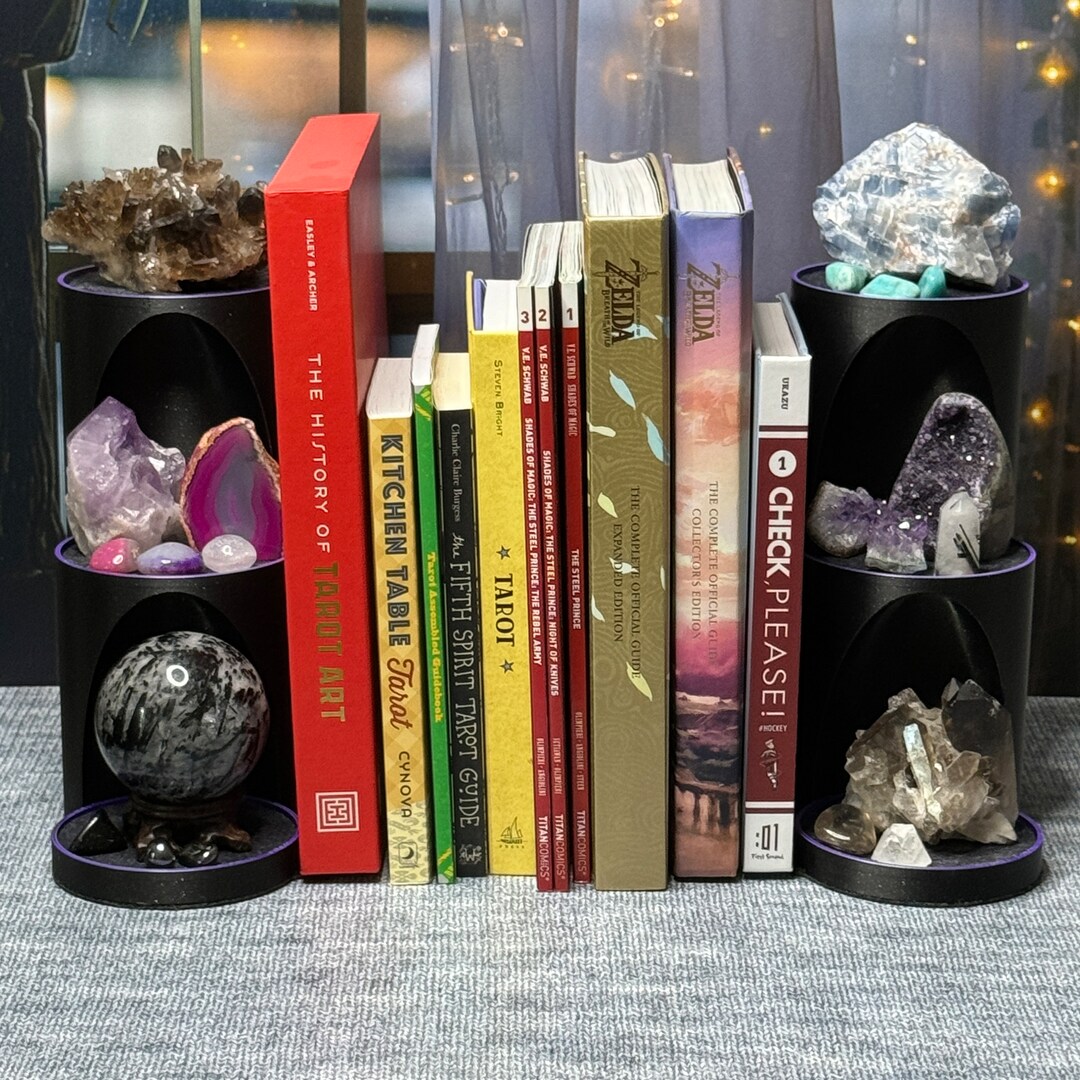 You Choose the Colors: BOOKENDS Stacked 4" Circles - Crystal Display ...