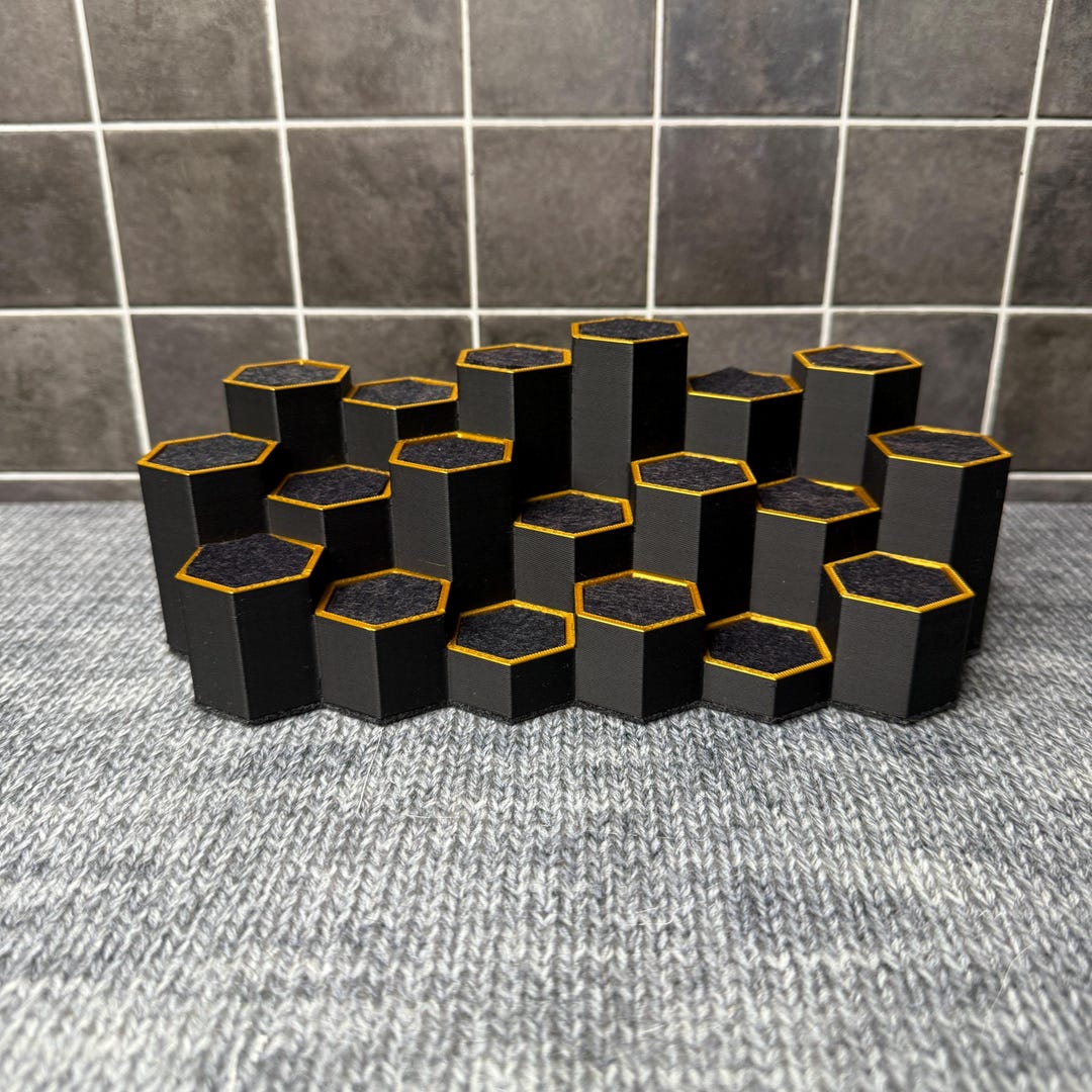 PERFECTLY IMPERFECT: Crystal Display Pedestal Stand 19 Small Hexagon ...