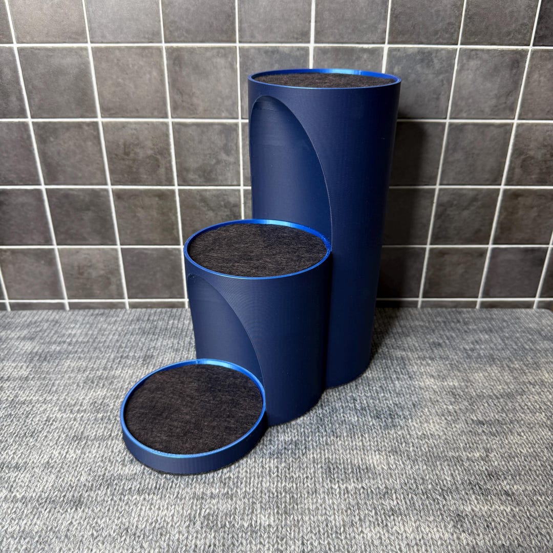 PERFECTLY IMPERFECT: Stacked 4" Circle Pedestals - Crystal Display ...