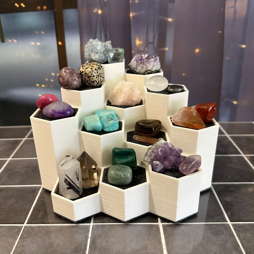 You Choose the Colors - 12 Medium Crystal Pedestal Display Stand - for ...