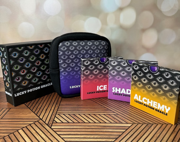 Lucky Potion Oracle Shadows, Ice, and Alchemy Bag - Etsy