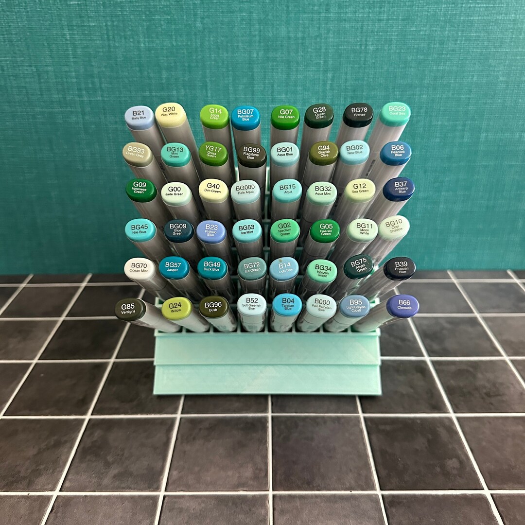 PERFECTLY IMPERFECT Marker & Art Supply Storage Holds 48 Copic Markers ...