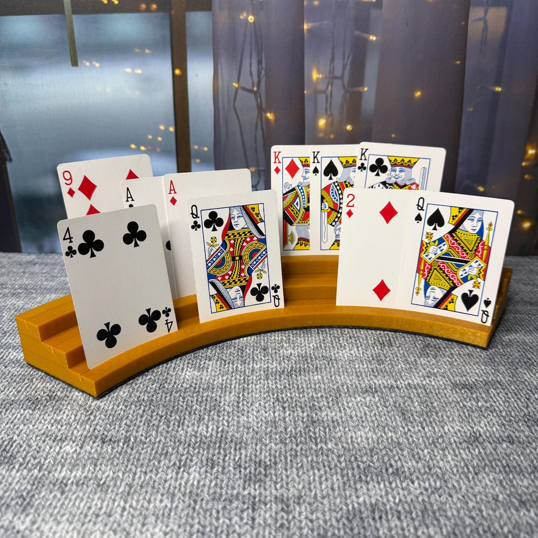 Customizable Card Game Helper 3 Tier Stand for Playing Cards or Board ...