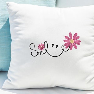 Smile Machine Embroidery Design, Happy Face Embroidery, 6 Sizes. - Etsy
