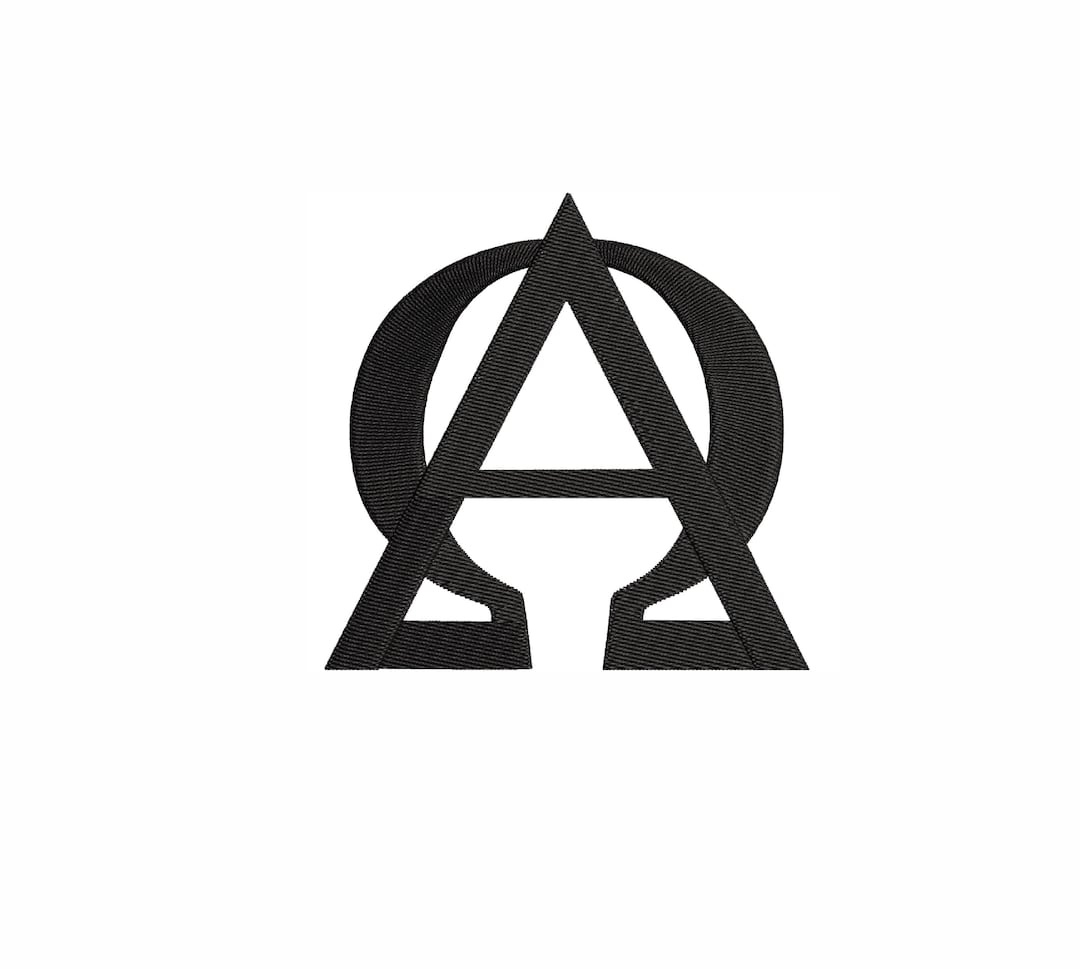 Alpha Omega Embroidery Design: Religious Symbol (digital Download) - Etsy