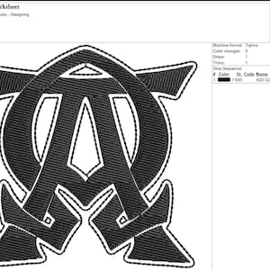 Alpha Omega Embroidery Design: Religious Symbol (digital Download) - Etsy