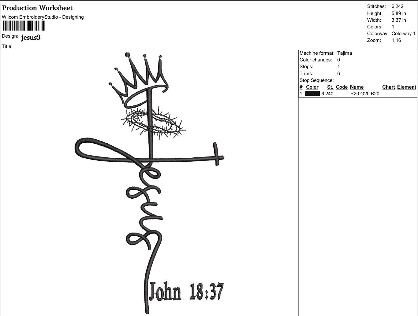 Jesus Cross Embroidery Design: Crown of Thorns (instant Download) - Etsy