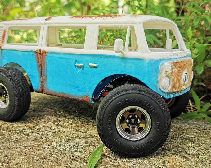 Axial Scx24 Vw Bus Body C10 Wheelbase - Etsy