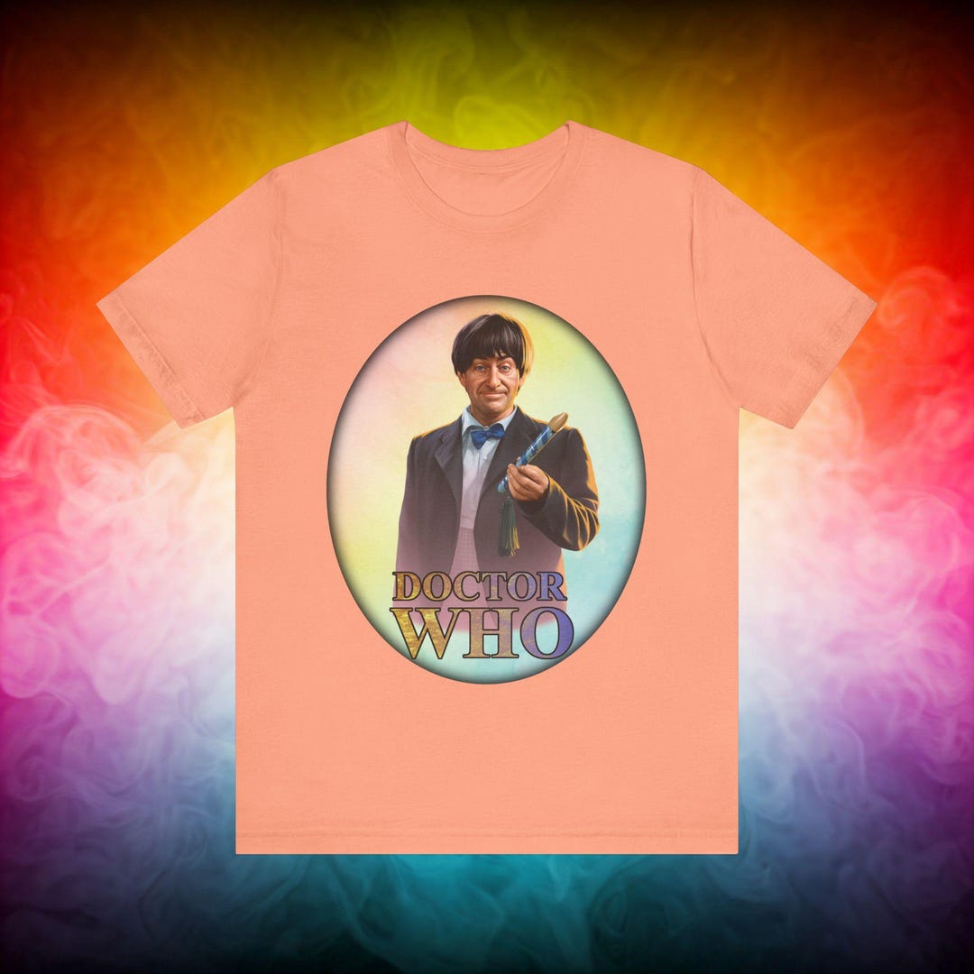 2nd Doctor (patrick Troughton) and Doctor Who Logo. - Etsy