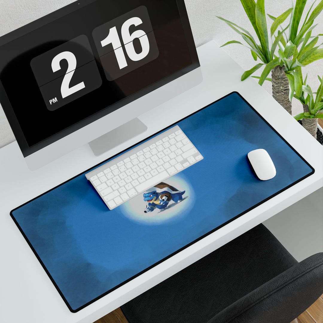 Blastoise Pokemon Anime Gaming Mouse Pad Generation 1 Gift Idea - Desk ...