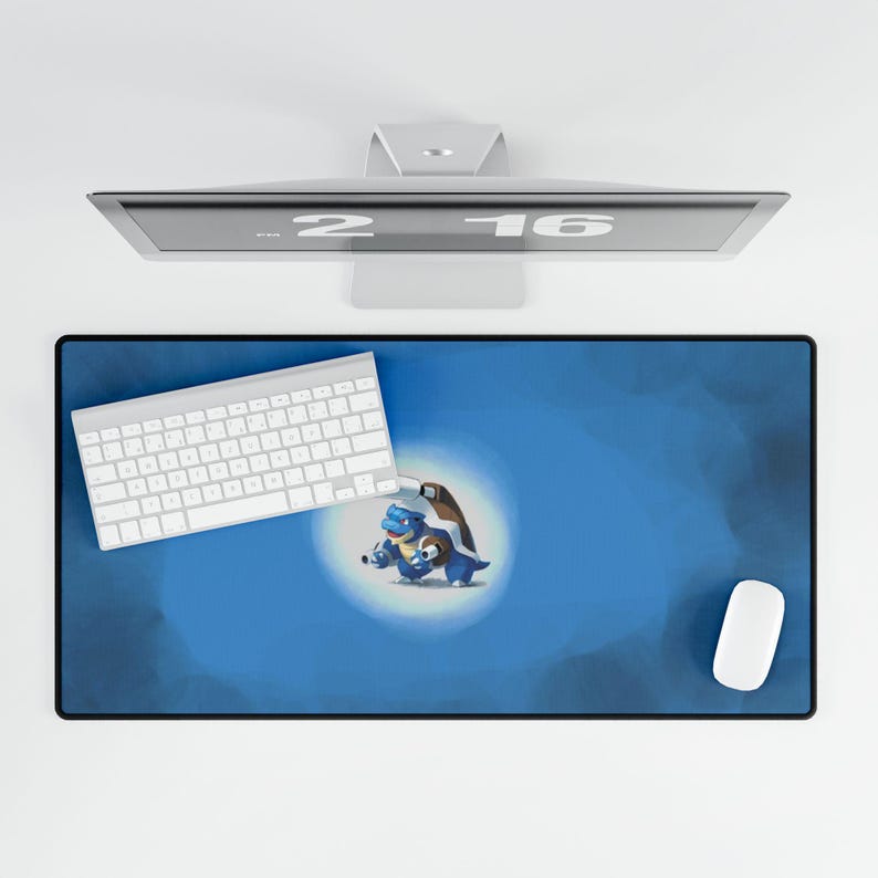 Blastoise Pokemon Anime Gaming Mouse Pad Generation 1 Gift Idea - Desk ...