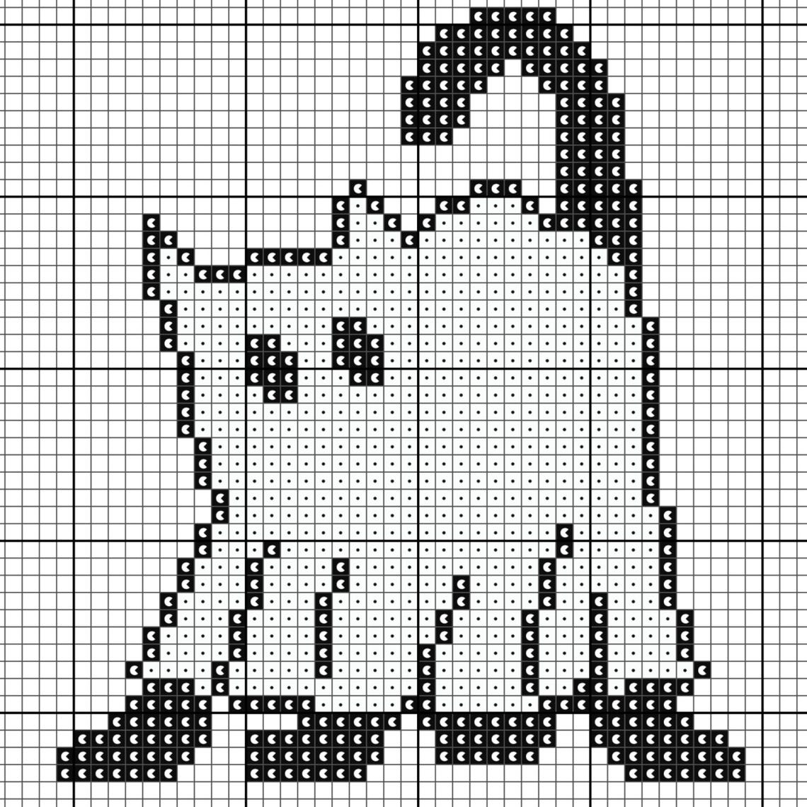 Ghost Cats Cross Stitch Pattern, Spooky Cats Embroidery, Black Cat in ...