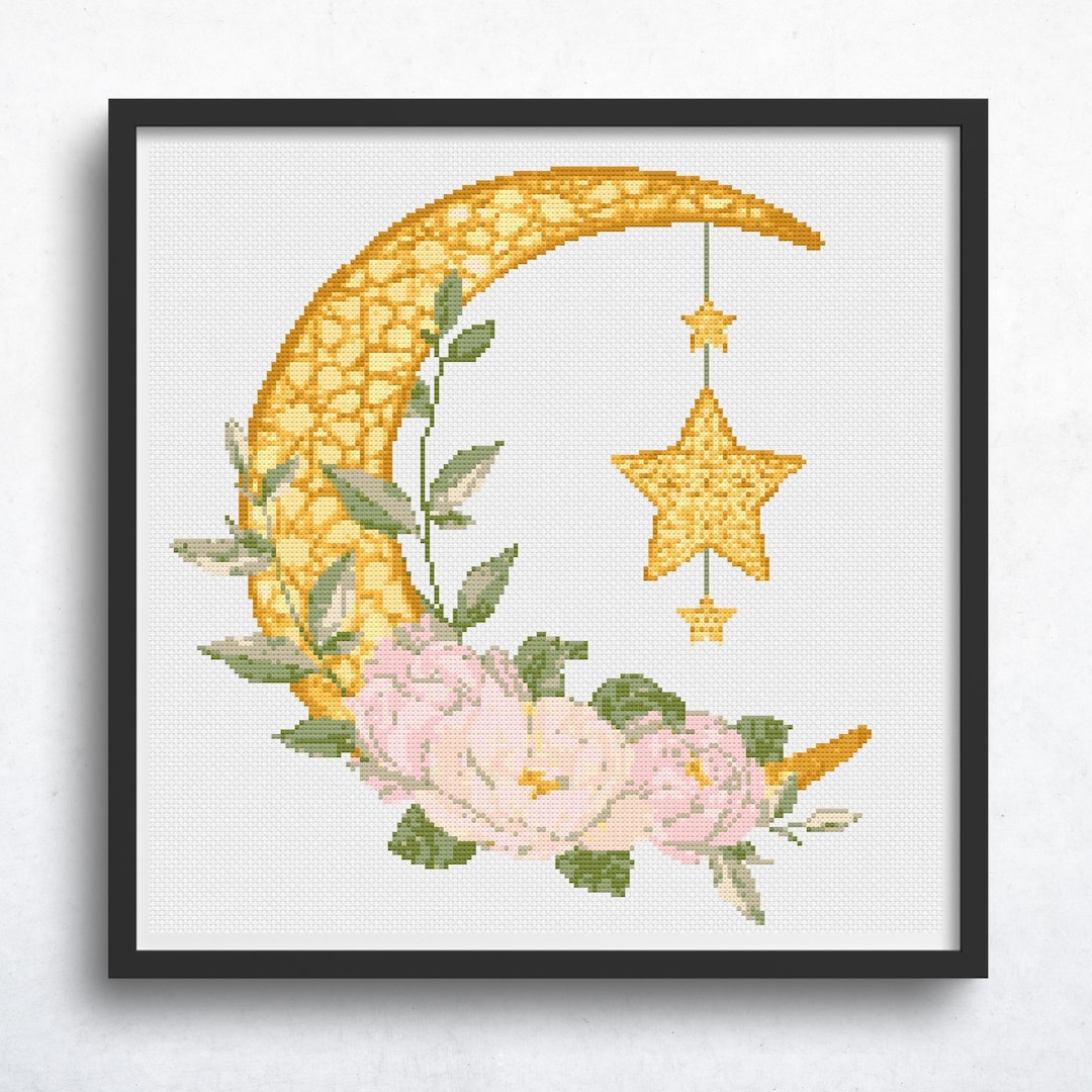 Ramadan Cross Stitch Pattern | Eid Mubarak Islamic Embroidery ...