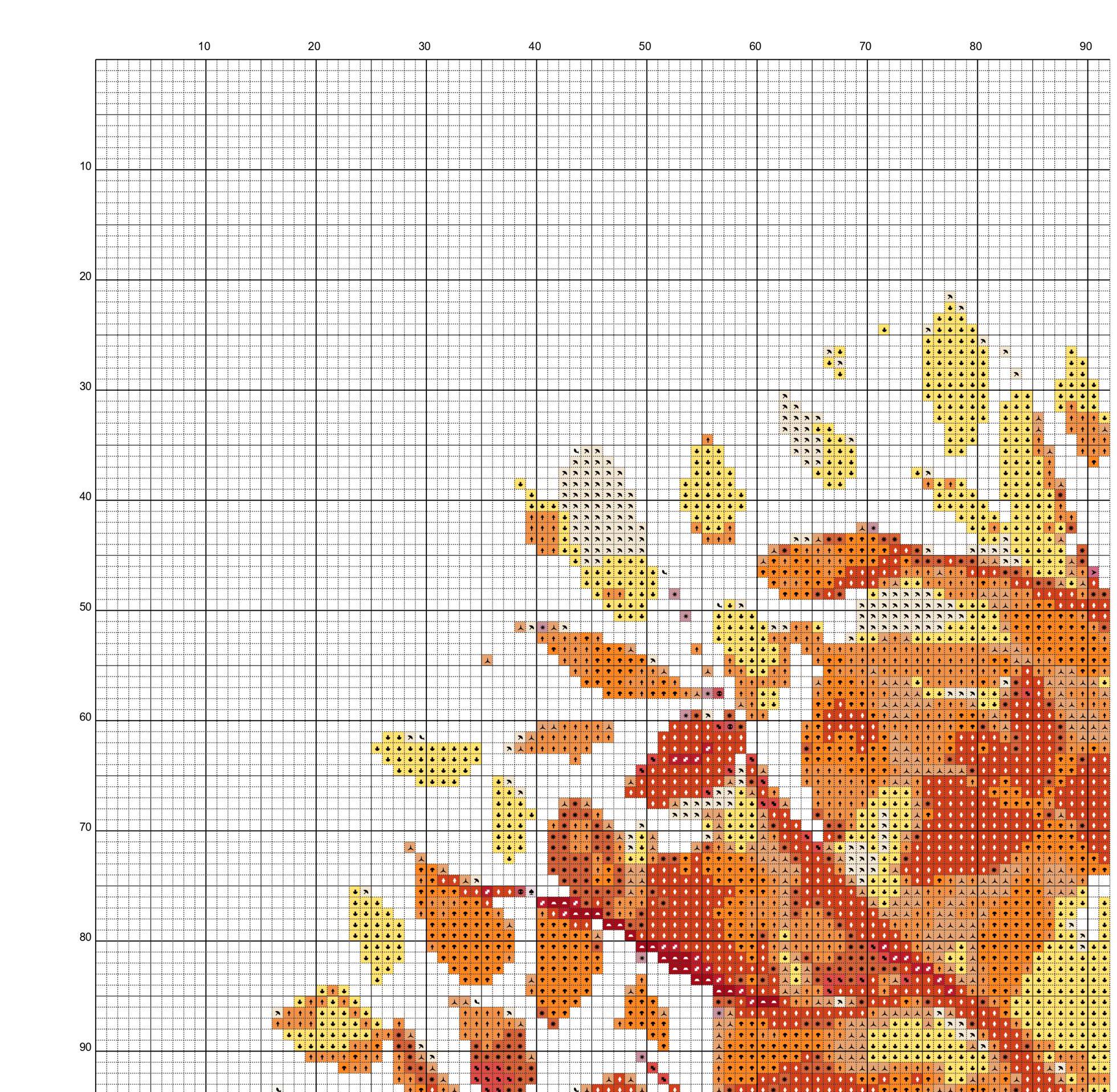 Tree of Life Cross Stitch Pattern, Crossstitch Tree of Life, Colorful ...
