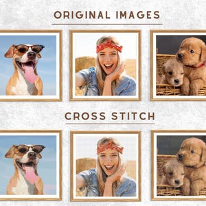Convert Your Photo to Cross Stitch Pattern, Custom Cross Stitch ...
