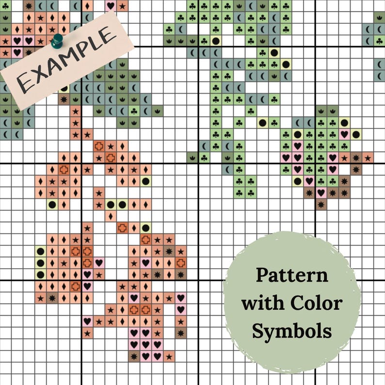 Baby Birth Announcement Cross Stitch Pattern PDF, Customizable Floral ...