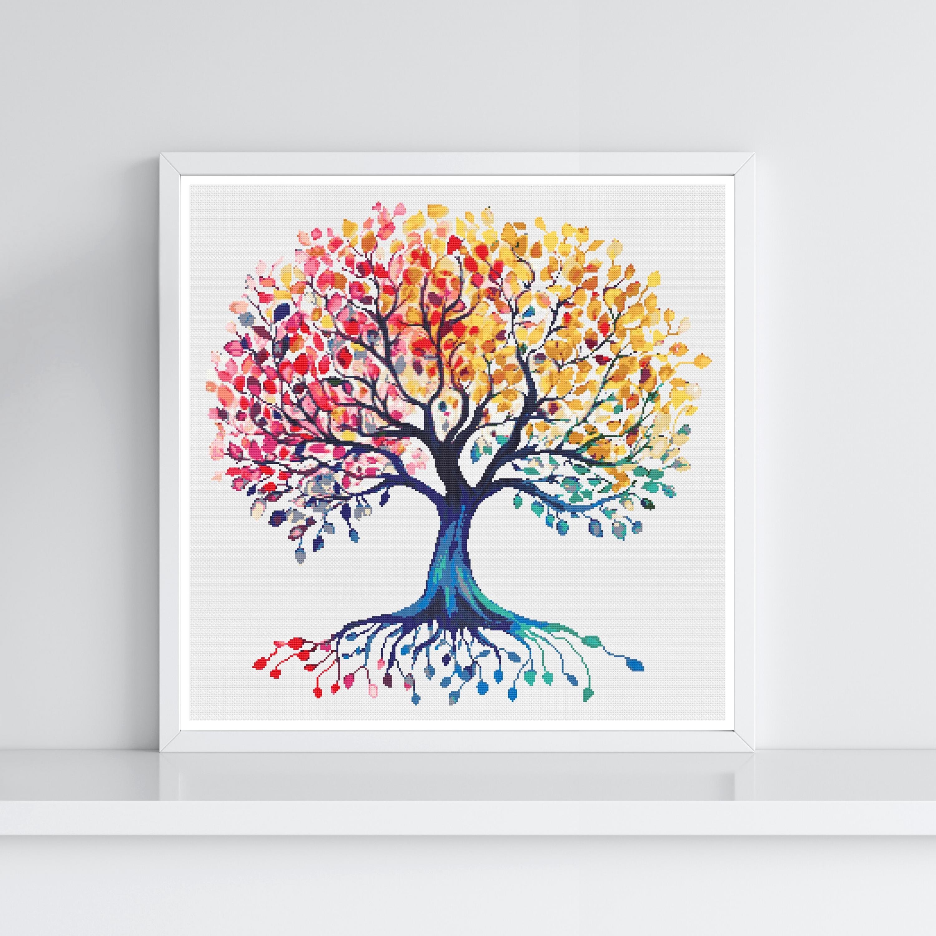 Tree of Life Cross Stitch Pattern | Cross Stitch Tree of Life ...