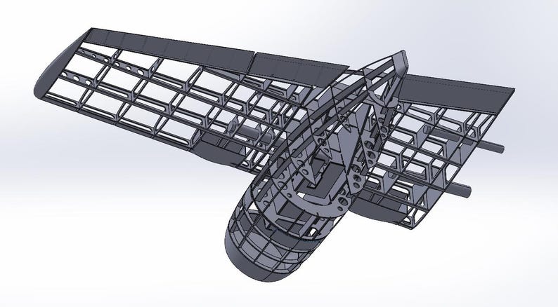 1/6 Grumman F7F Tigercat - DXF Plans - Etsy