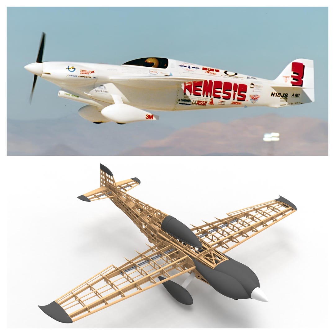 1/3 Sharp Nemesis DR-90 (85" / 2160mm) - DXF Plans and CAD Files - Etsy