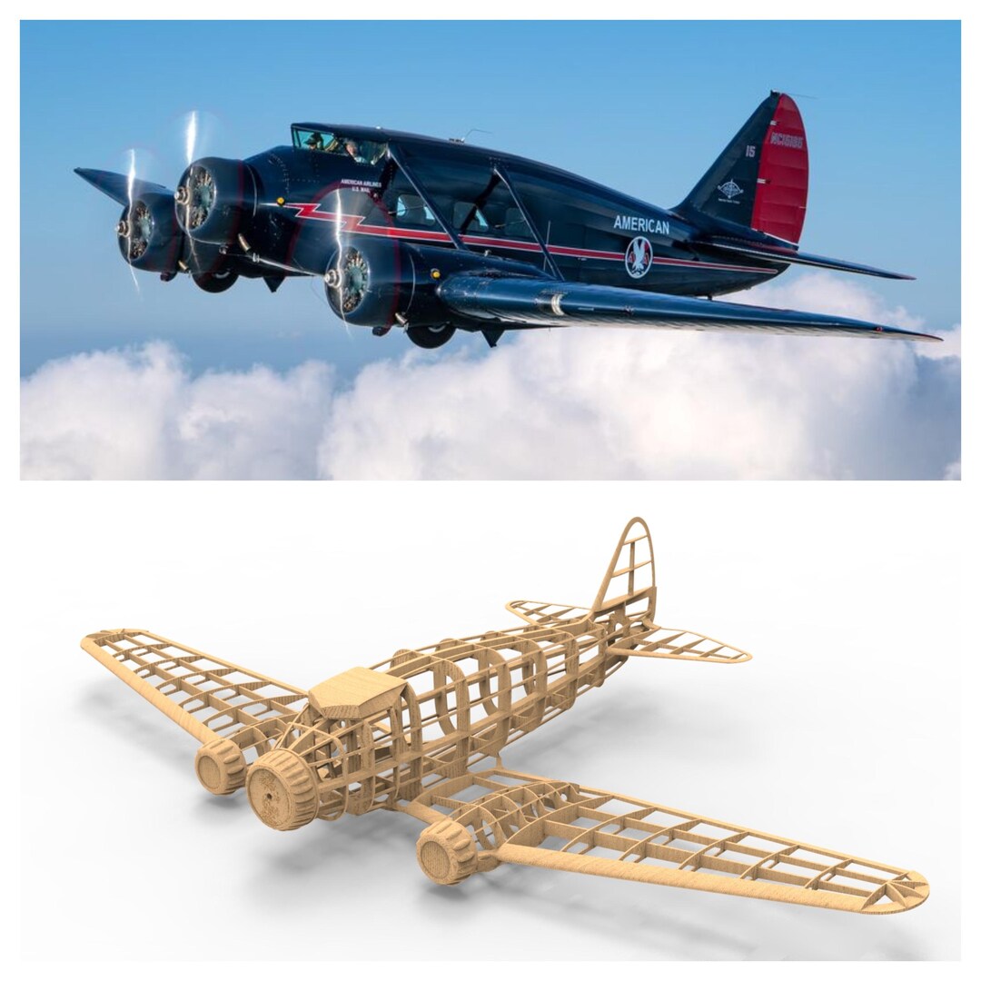 40" Stinson Model A Trimotor - DXF Files / PDF Plan - Etsy