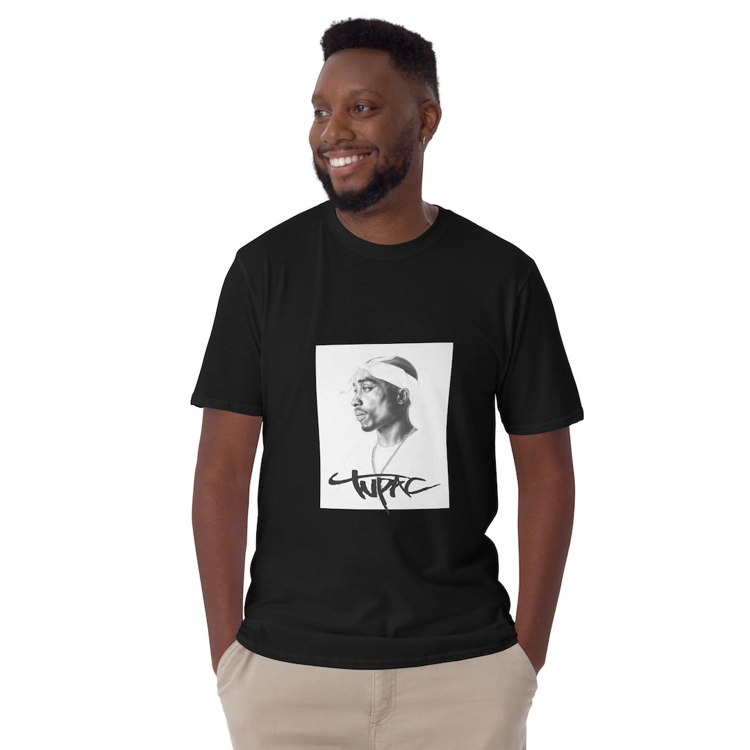 Tupac Shakur Black T-shirt – 2pac Hip Hop Legend Tee | Fan Gift & Rap ...