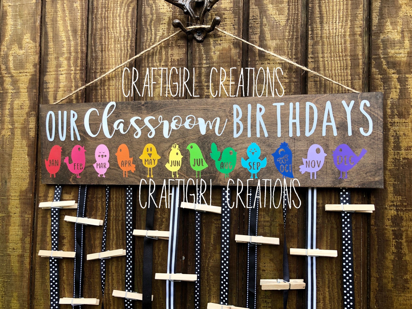 Classroom Birthday Sign Calendar Classroom Decor - Etsy